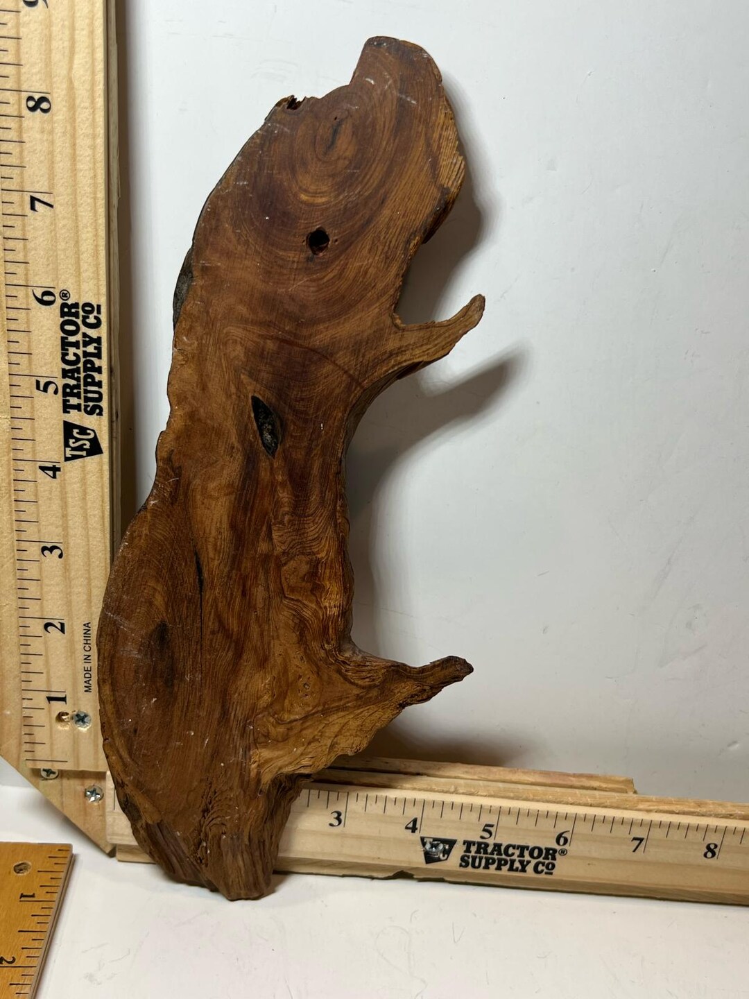 Handcrafted Rustic Wood Slice Wall Art With Inlaid Bird Design Nature ...