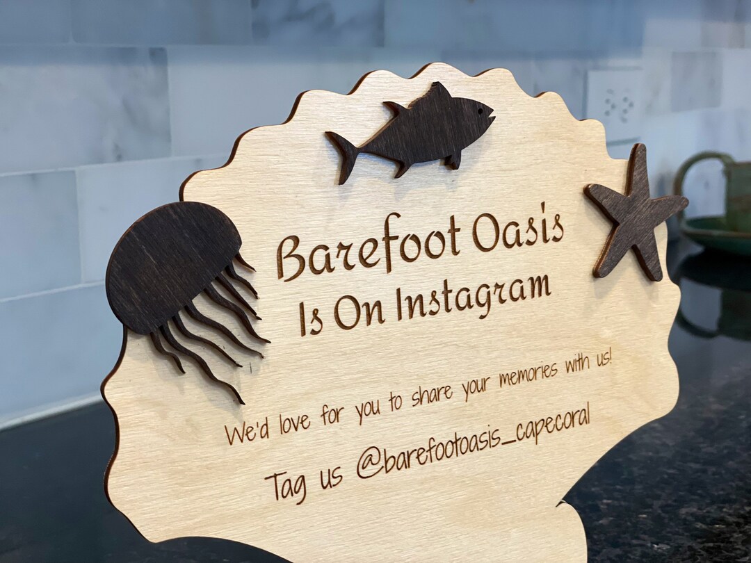 Custom Beach Themed Sign for Airbnb Vacation Rental Host - Etsy