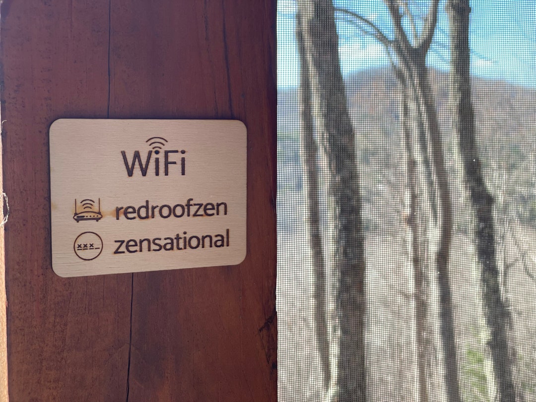 Laser Engraved Wi-fi Instructional Signs for Rental House - Etsy