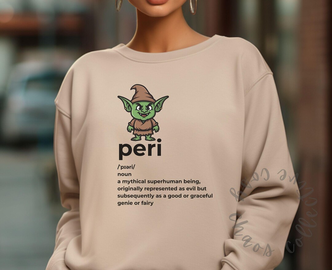 Peri Name Definition Sweatshirt | Minimalist Typography Crewneck - Etsy