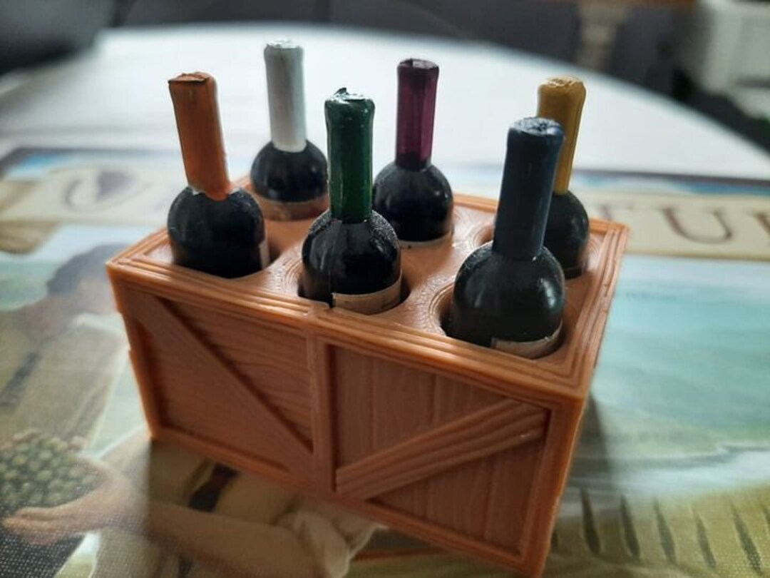 Viticulture Wine Crate Token Holder - Etsy