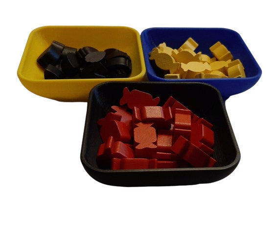 Square Stackable Game Bit Bowls Set of 3 | Etsy
