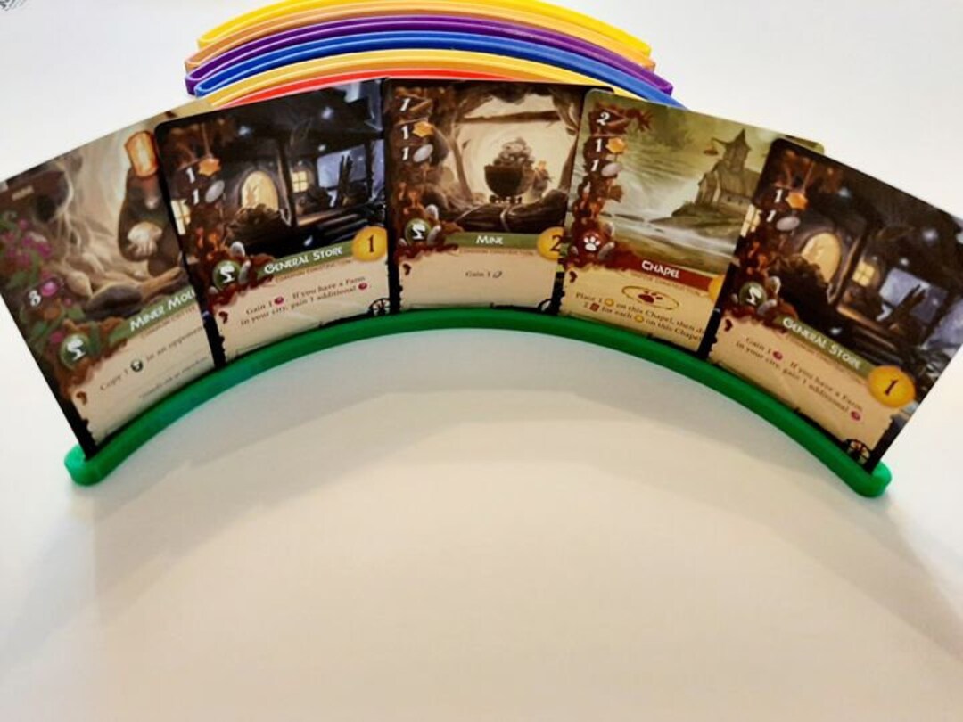 Large Curved Playing Card Holder-3d Printed - Etsy