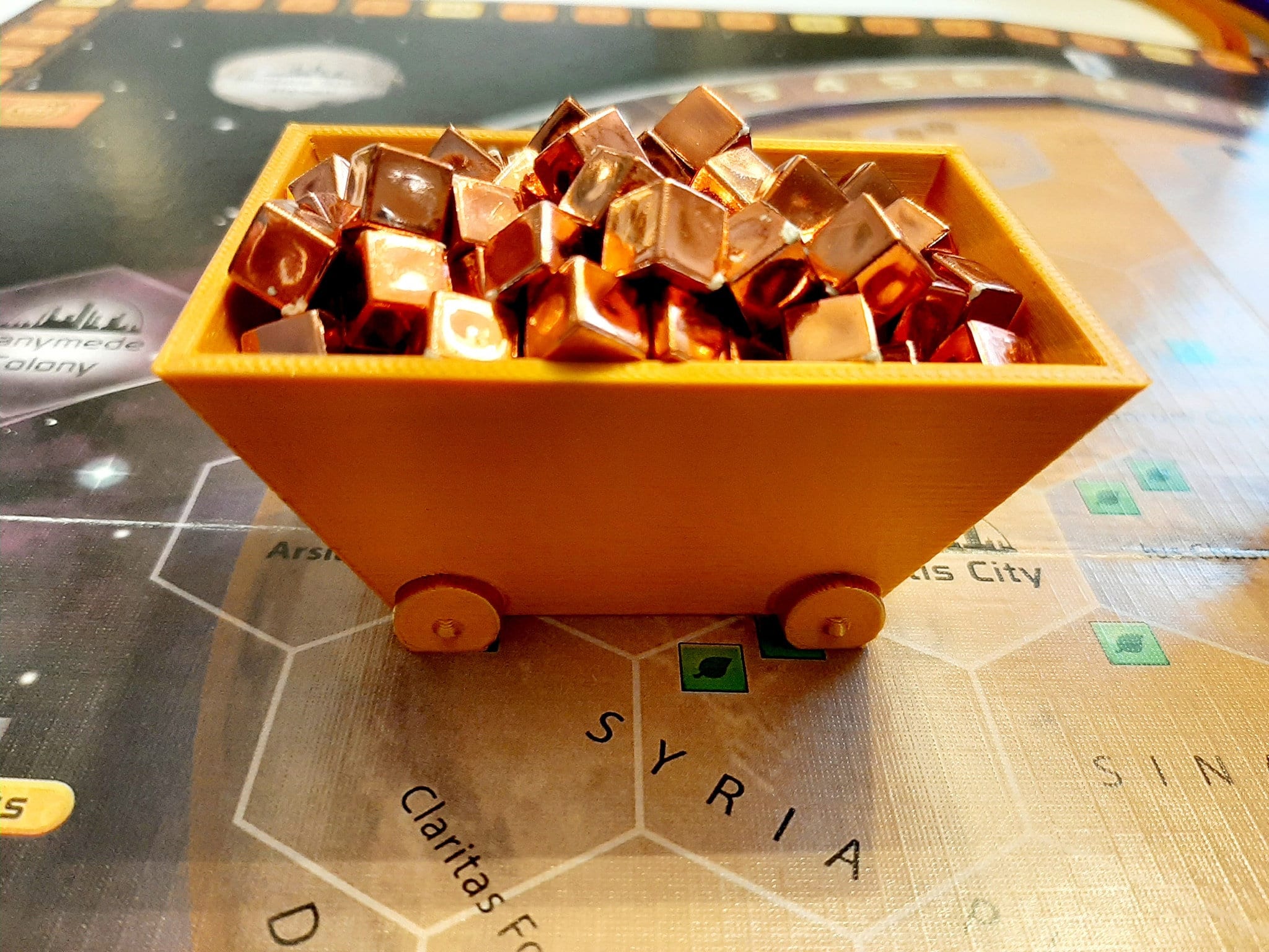 Unofficial Terraforming Mars Credit Mine Carts-3d Printed- Set of 3 - Etsy