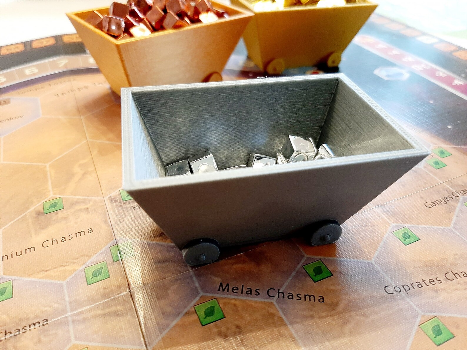 Unofficial Terraforming Mars Credit Mine Carts-3d Printed- Set of 3 - Etsy