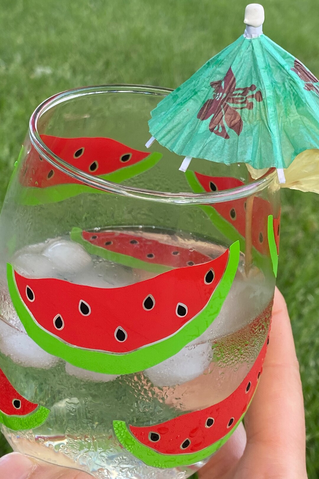 Watermelon Decal, Laptop Sticker, Car Decal, Cute Sticker, Water Bottle ...