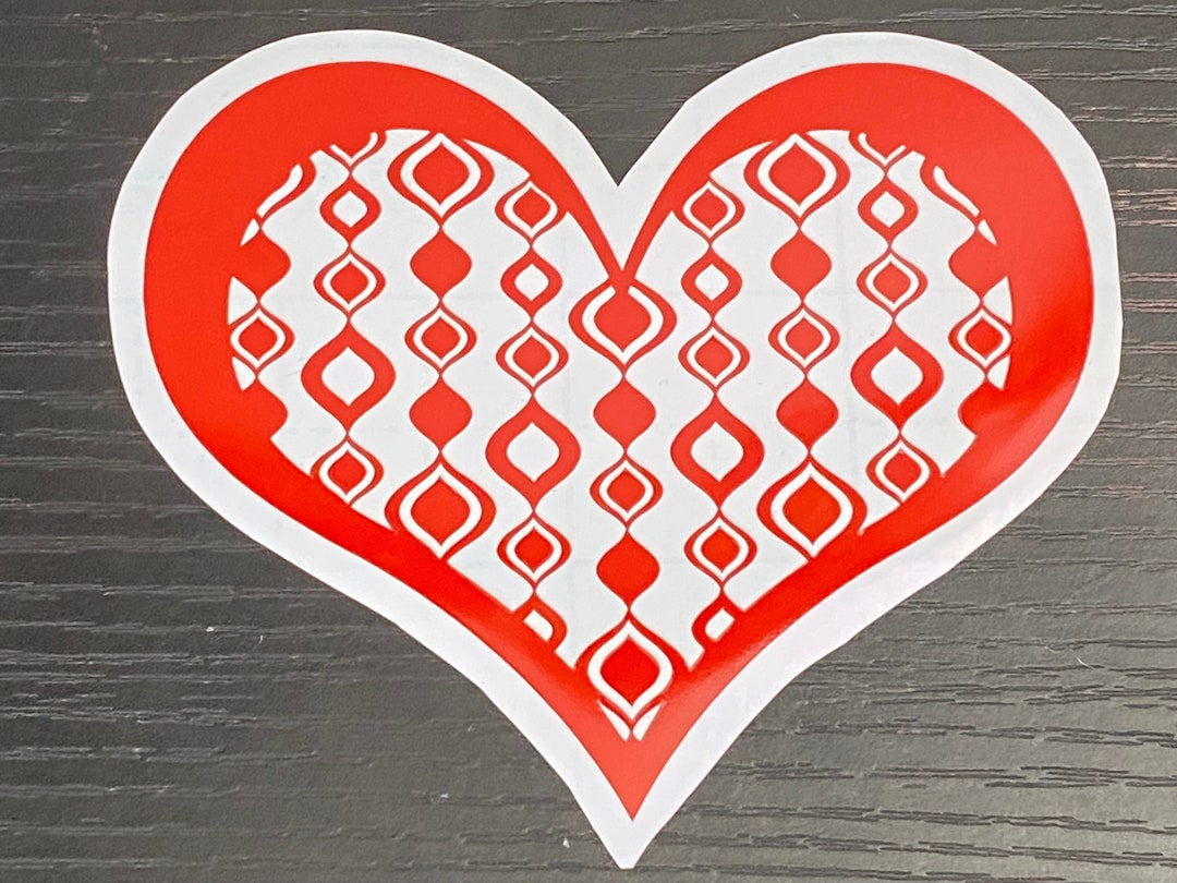 Heart Decal, Heart Sticker, Love Decal, Love Sticker, Boho Decal, Boho ...