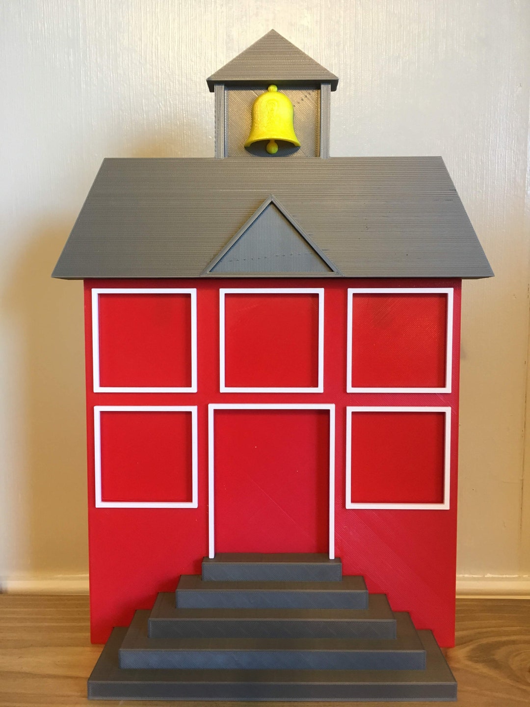 3D Printed Joy School Red Schoolhouse - Etsy