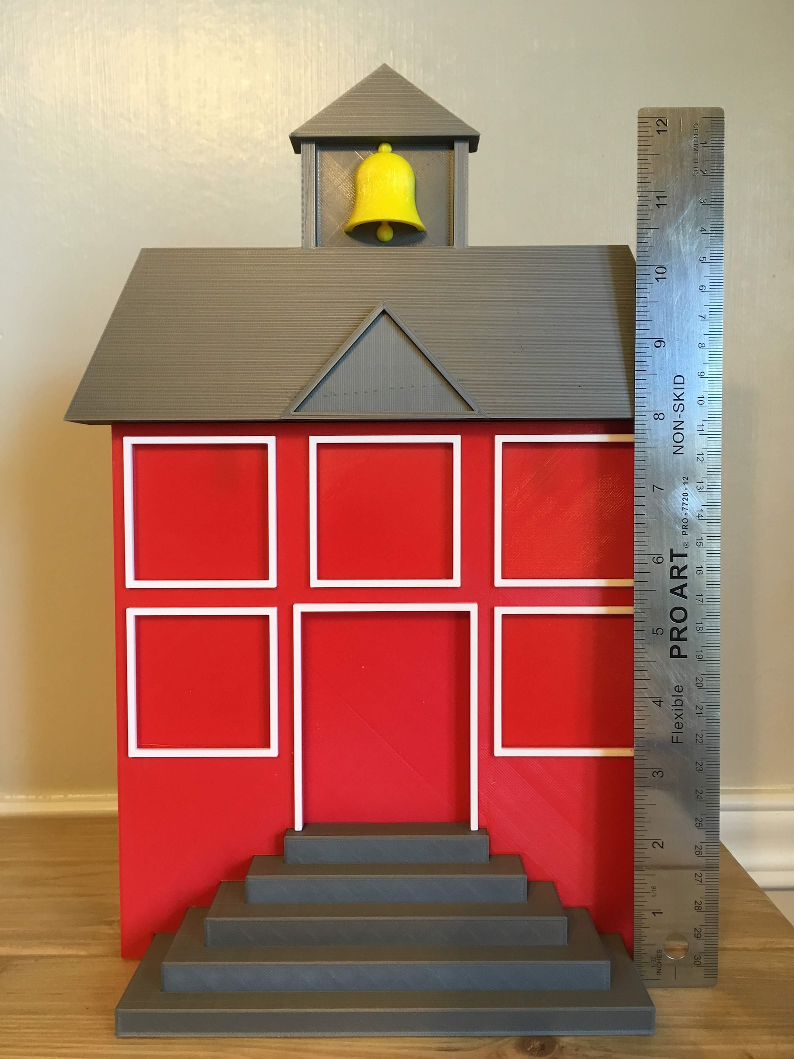 3D Printed Joy School Red Schoolhouse - Etsy
