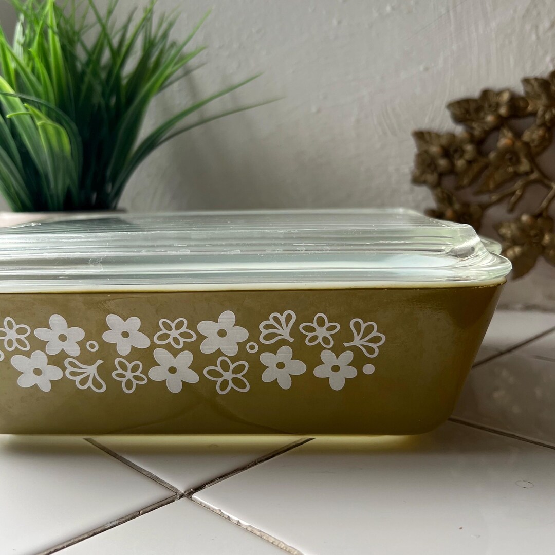 Vintage Pyrex 503 Casserole Dish With Lid, Daisy Pattern - Etsy