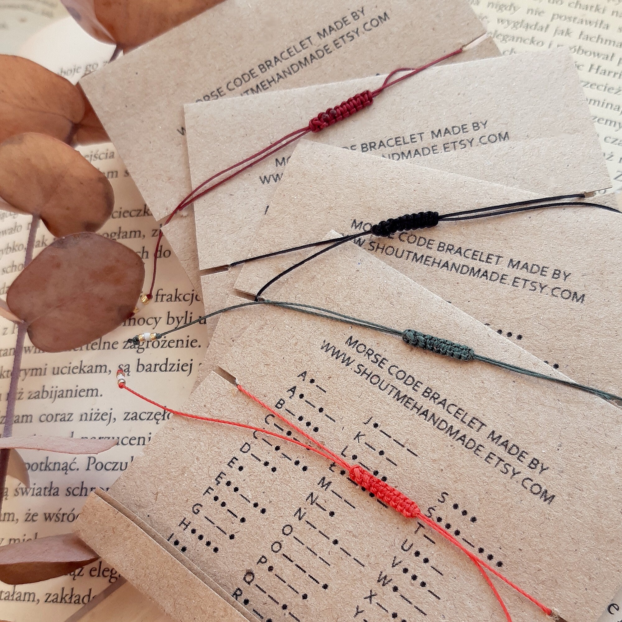 FRIENDSHIP Morse Code Bracelet Beaded Friendship Bracelet - Etsy