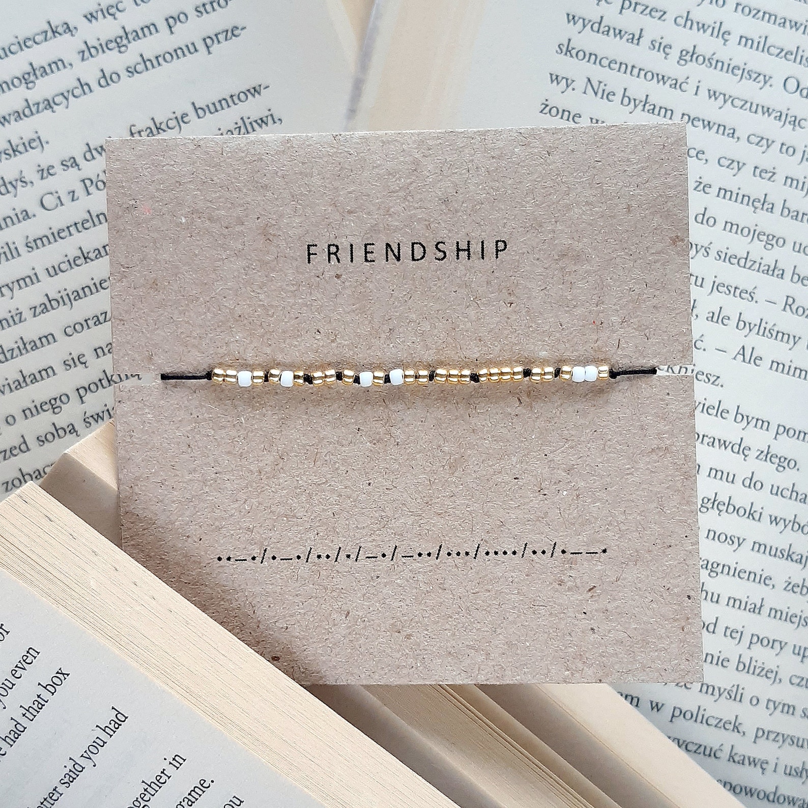 FRIENDSHIP Morse Code Bracelet, Beaded Friendship Bracelet, Best Friend ...