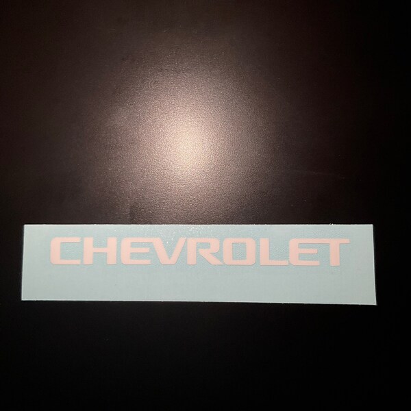 Chevrolet Tailgate Decal - Etsy