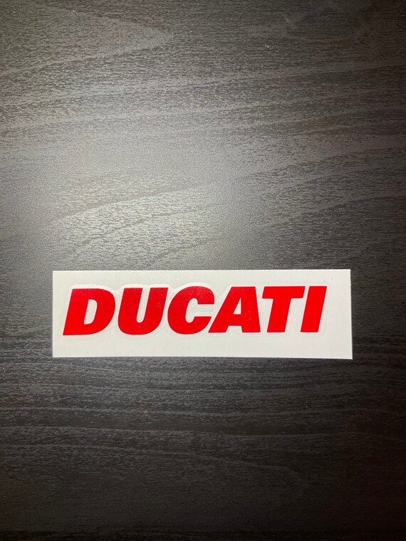 Ducati Motorcycle Decal GLOSS Vinyl - Etsy