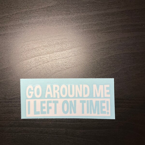 Go Around Decal - Etsy