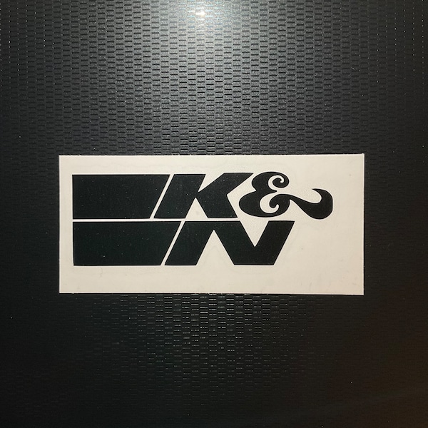 K&n Car Decal - Etsy