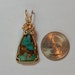 Natural Blue Green Turquoise in Matrix Rock Wire Wrapped in - Etsy