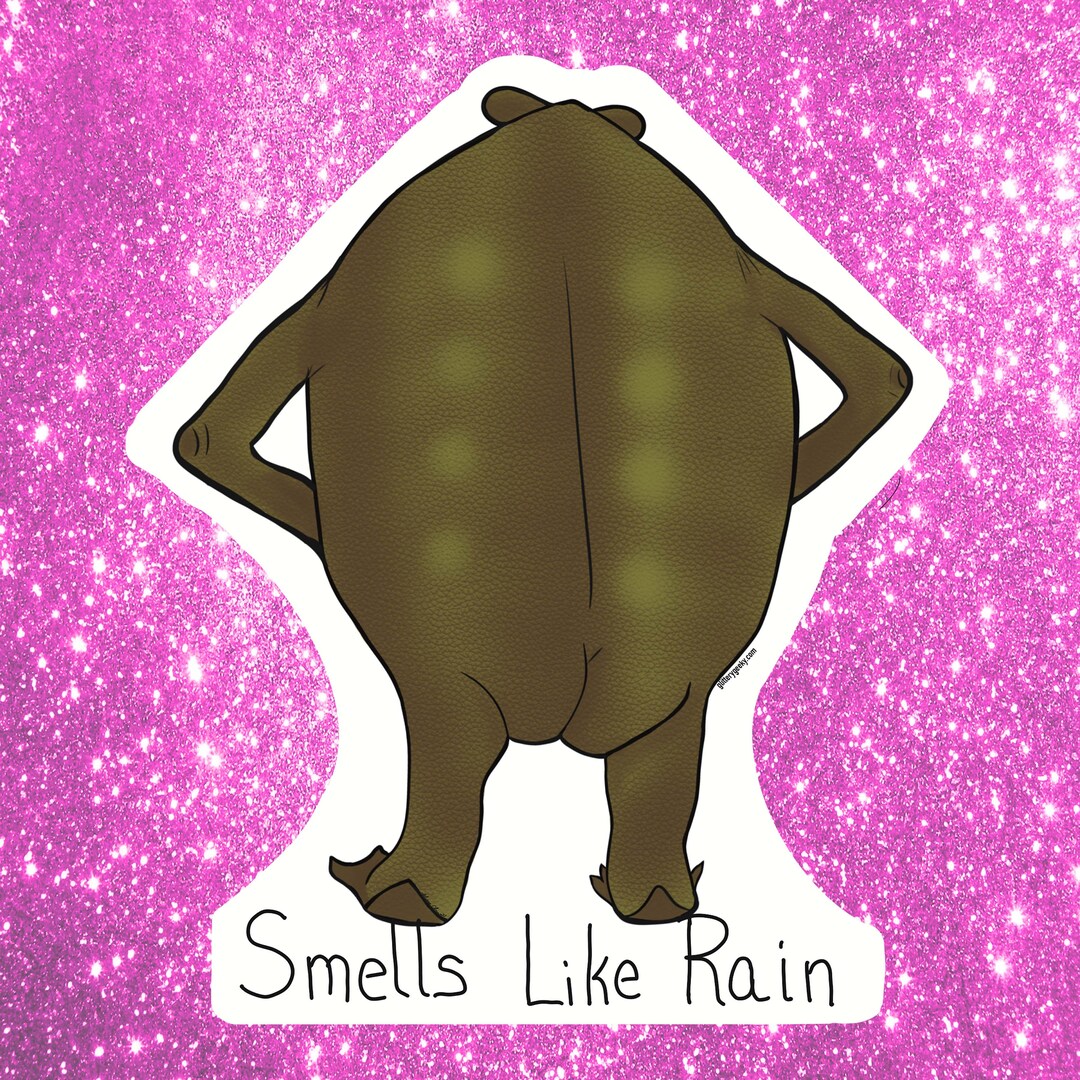 Old Man Frog Ass Midwestern Dad Funny Sticker - Smells Like Rain It’s a ...