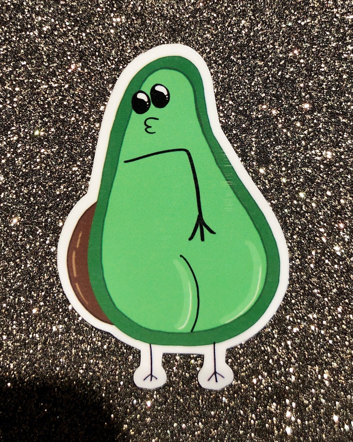 Avocado Booty Sticker That Hass Sexy Avocado Waterproof Etsy