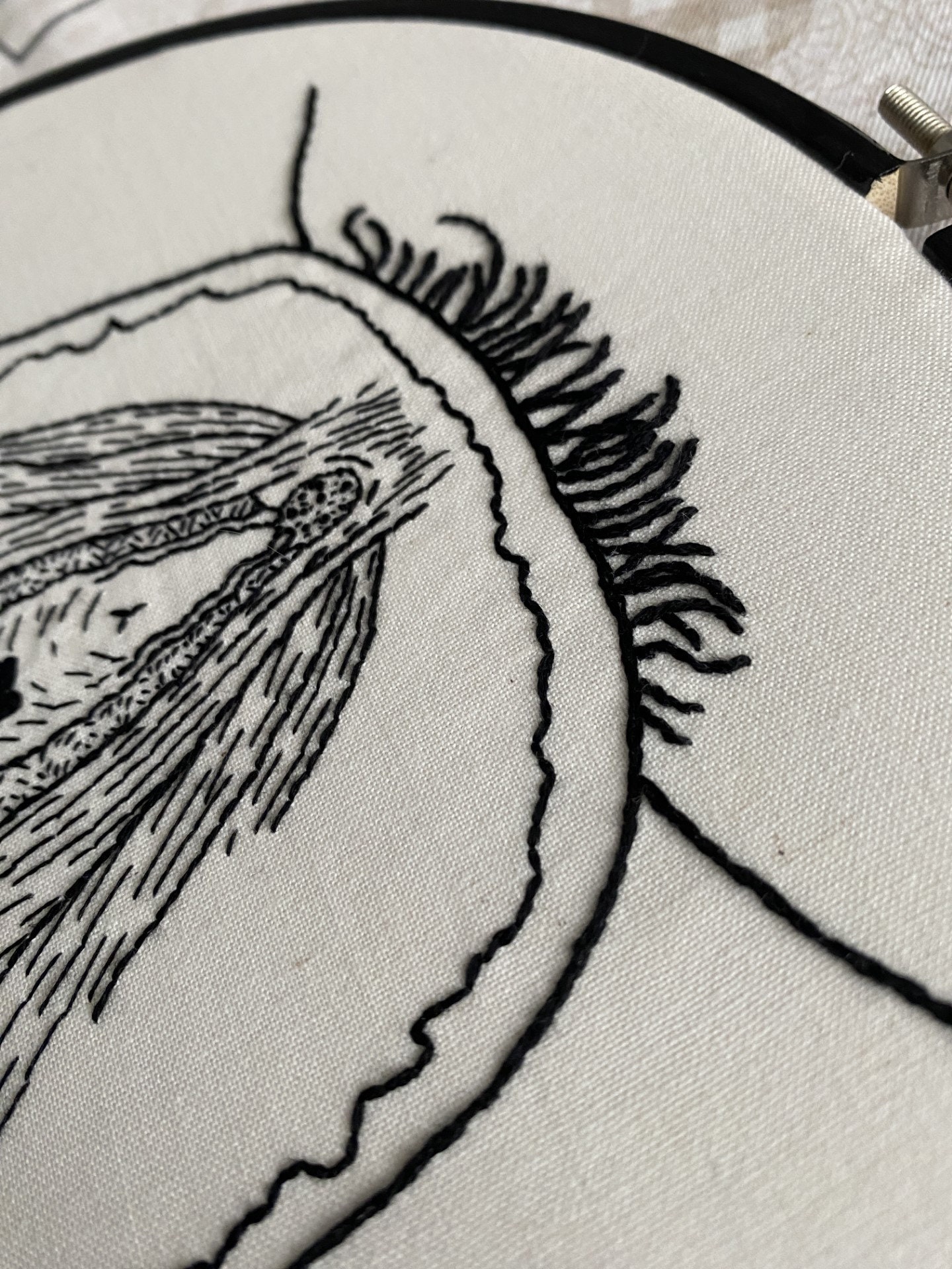 Large Female Peritoneal Muscle PDF Embroidery Pattern - Etsy