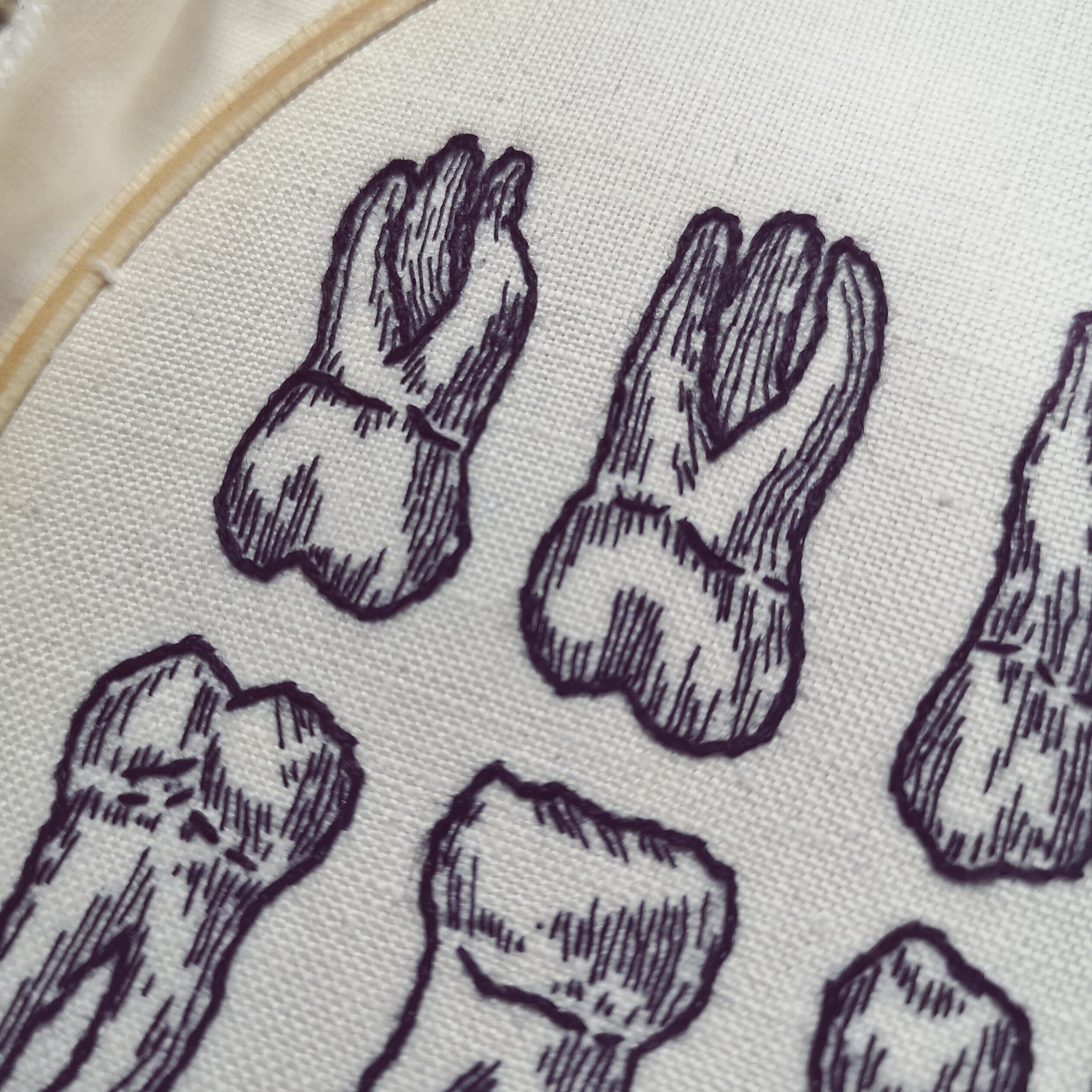 Human Teeth Anatomical PDF Embroidery Pattern - Etsy