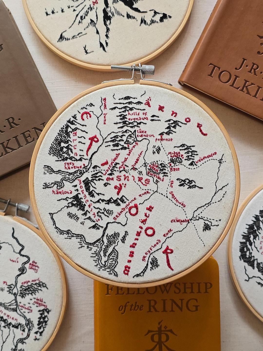 Shire Map Embroidery Pattern PDF, Lord of the Rings Map Section - Etsy UK