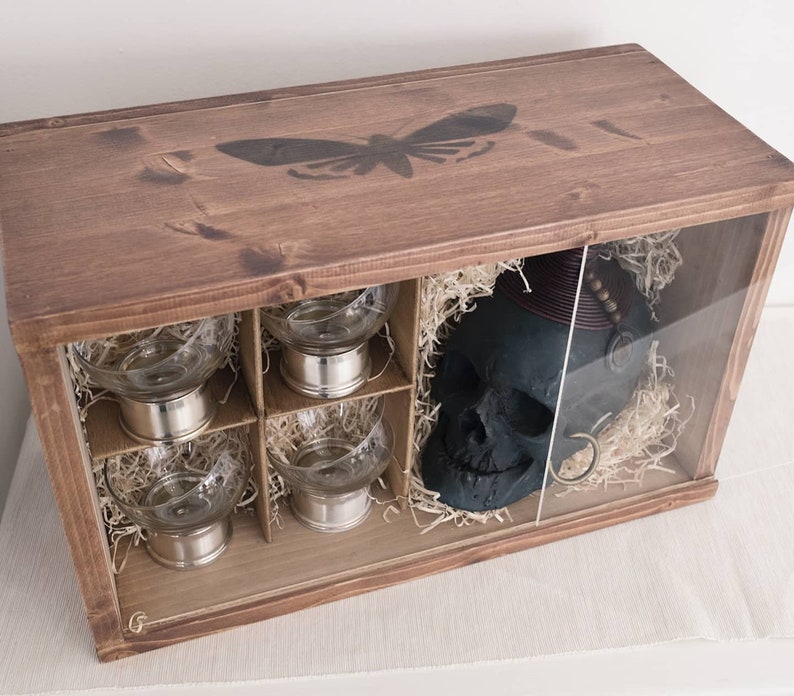 Collectible Pirate Skull Rum Bottle - Etsy