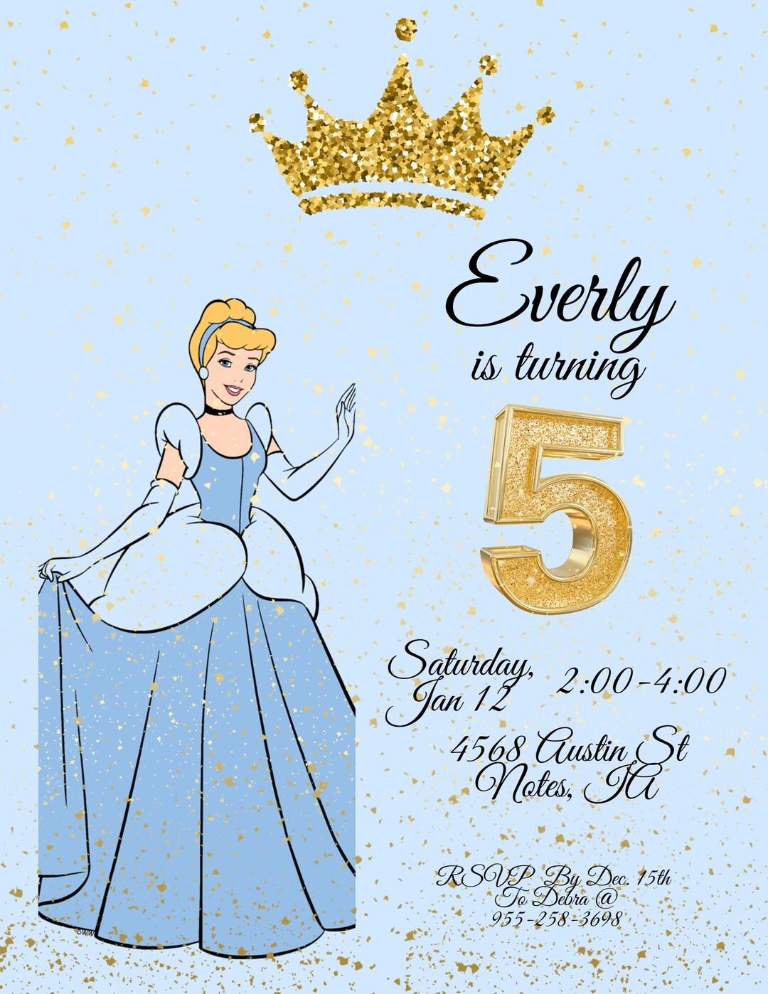 Cinderella Party Invitation - Etsy