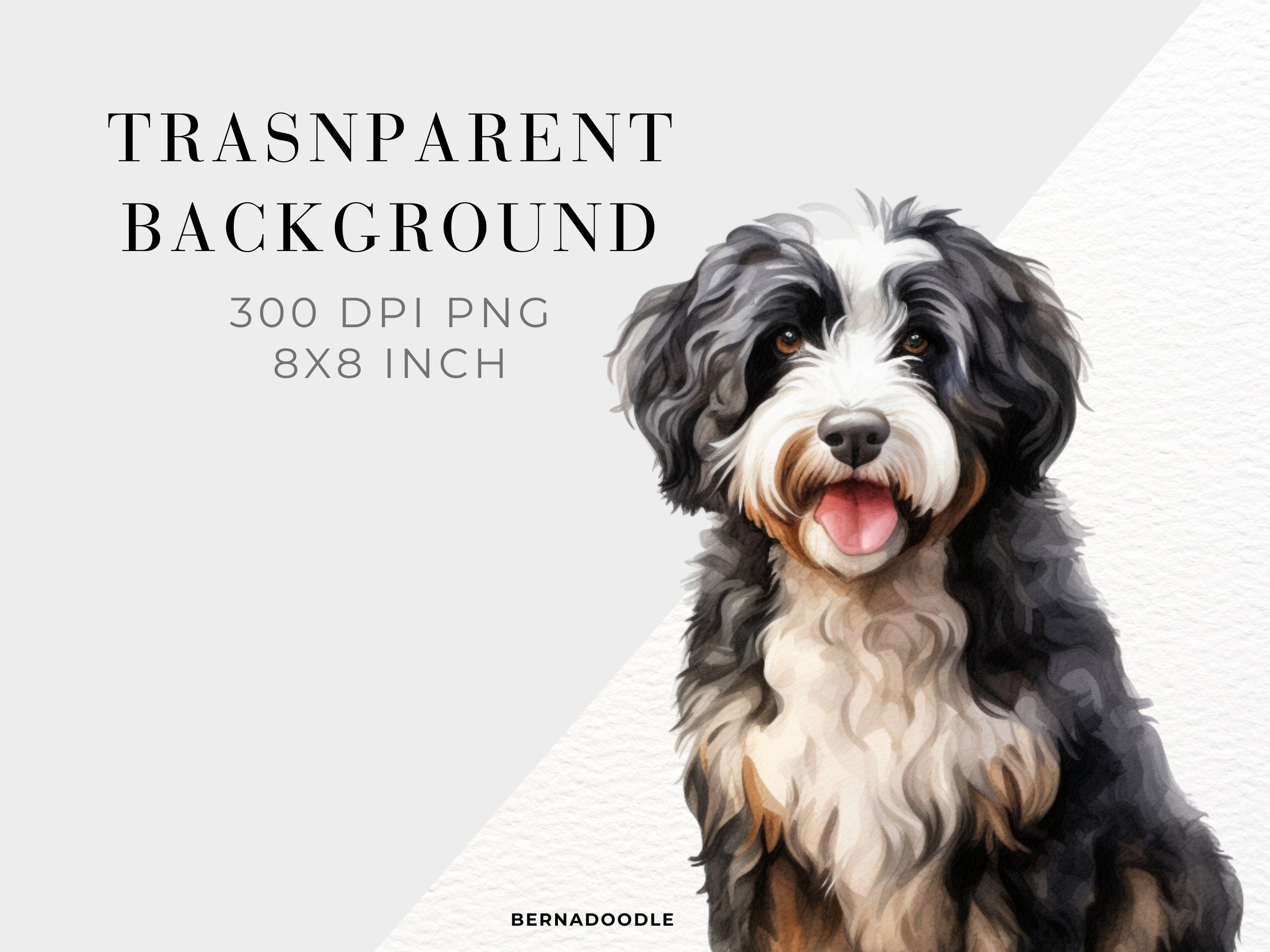 Watercolor Dog Clipart, Instant Download, Dog PNG, Designer Dog Clip ...