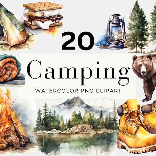 Camper Clipart - Etsy