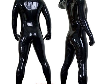 Latex catsuit | Etsy