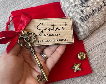 Magic Father Christmas / Santa Key - Etsy UK