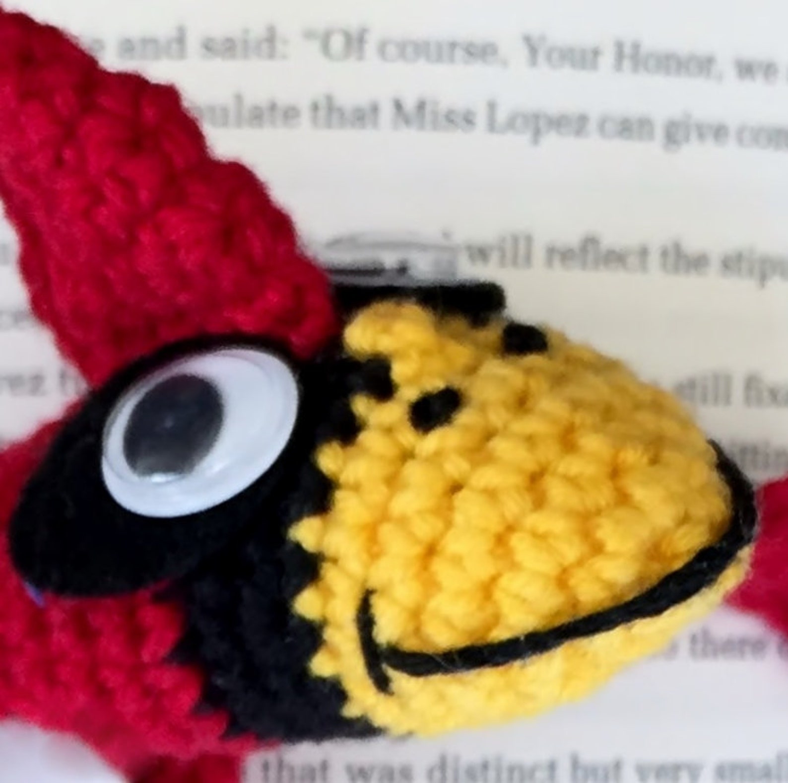 Cardinal Crocheted Bookmark PDF Pattern Instant Download - Etsy