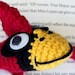 Cardinal Crocheted Bookmark PDF Pattern Instant Download - Etsy