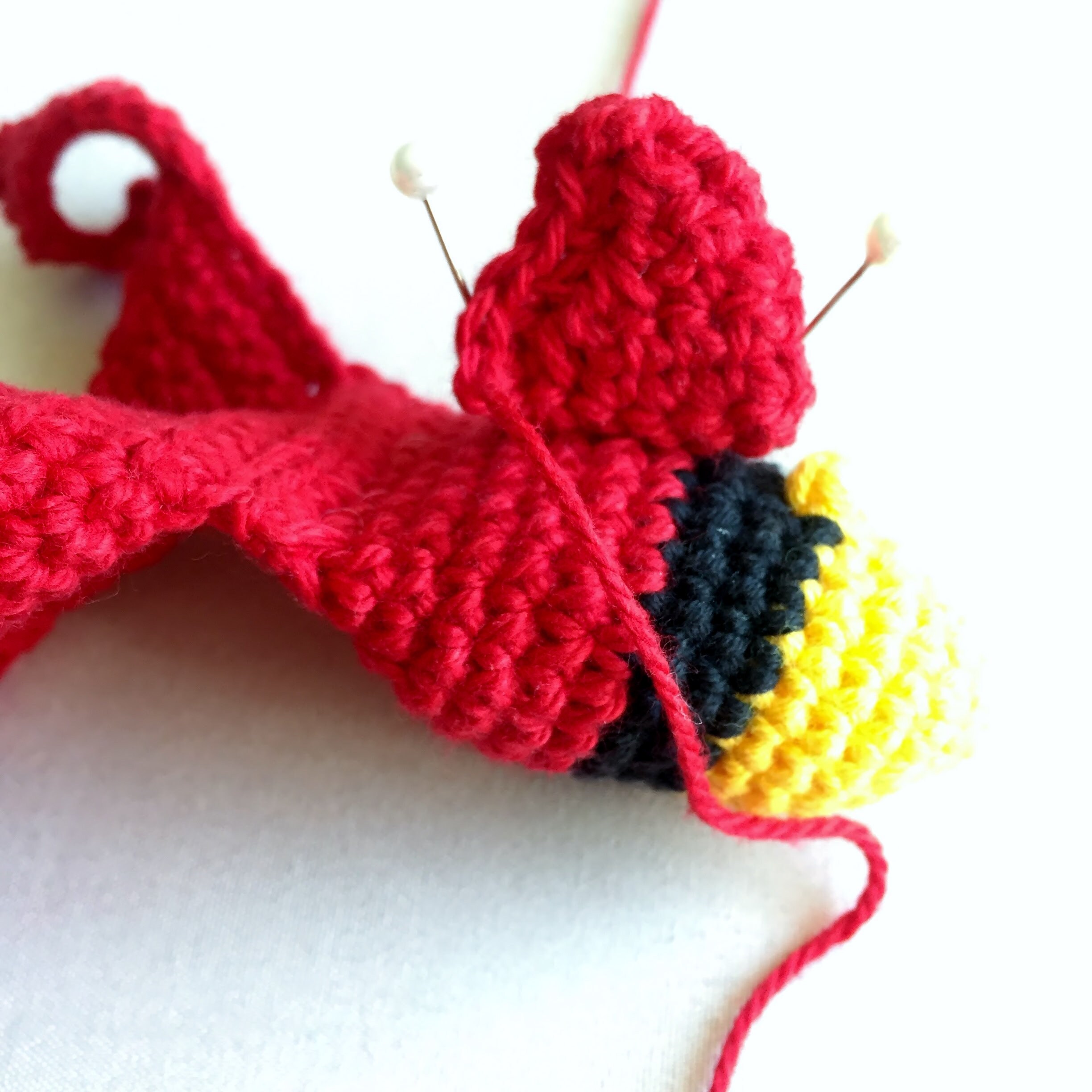 Cardinal Crocheted Bookmark PDF Pattern Instant Download - Etsy