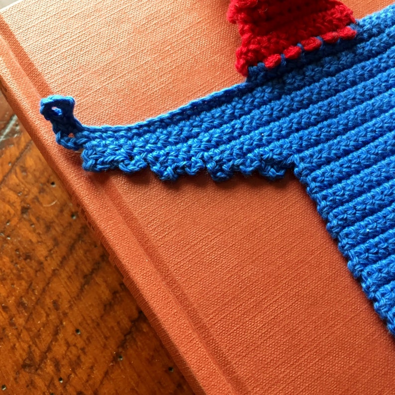 Jayhawk Crocheted Bookmark PDF Pattern | Instant Download | DIY | Book ...