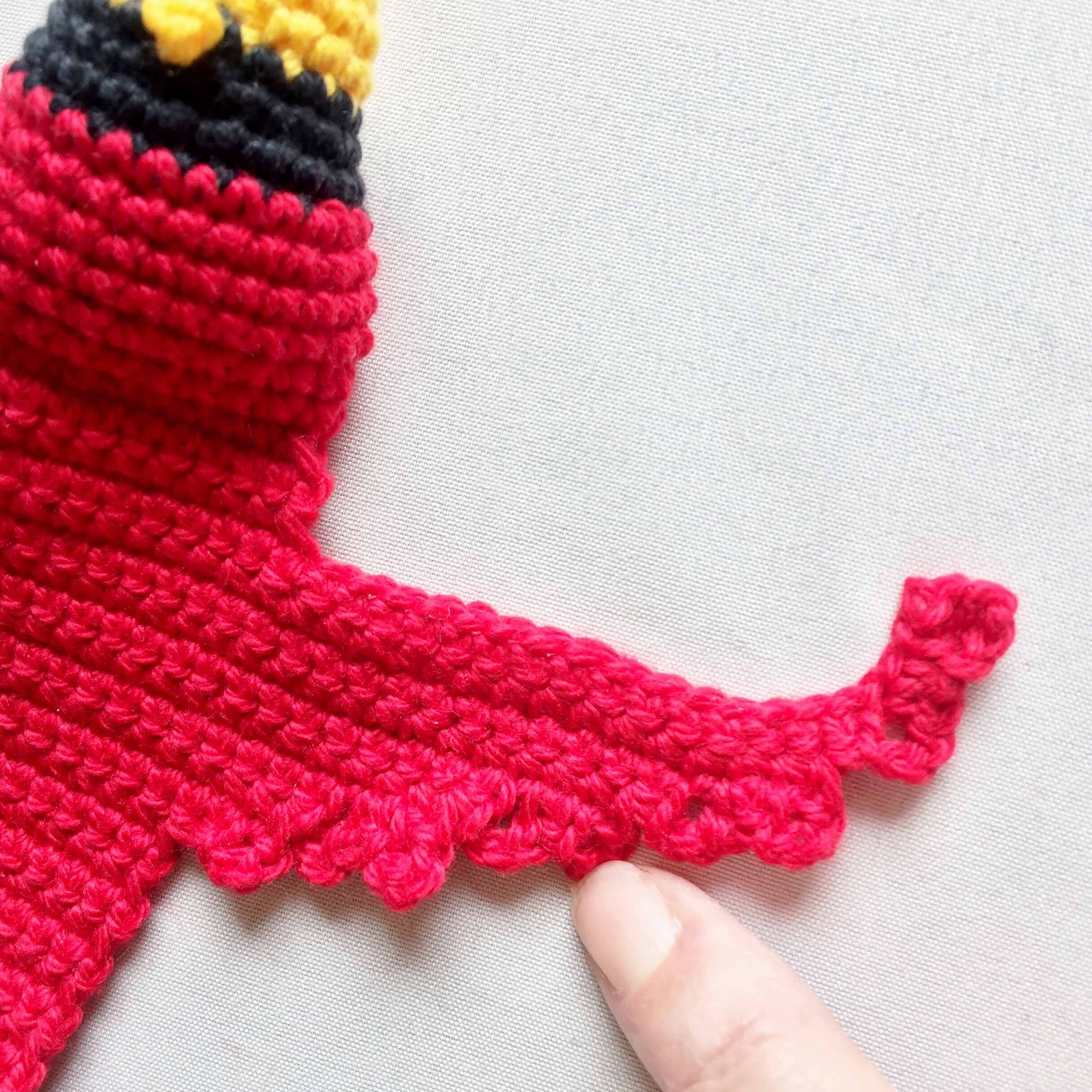 Cardinal Crocheted Bookmark PDF Pattern Instant Download - Etsy
