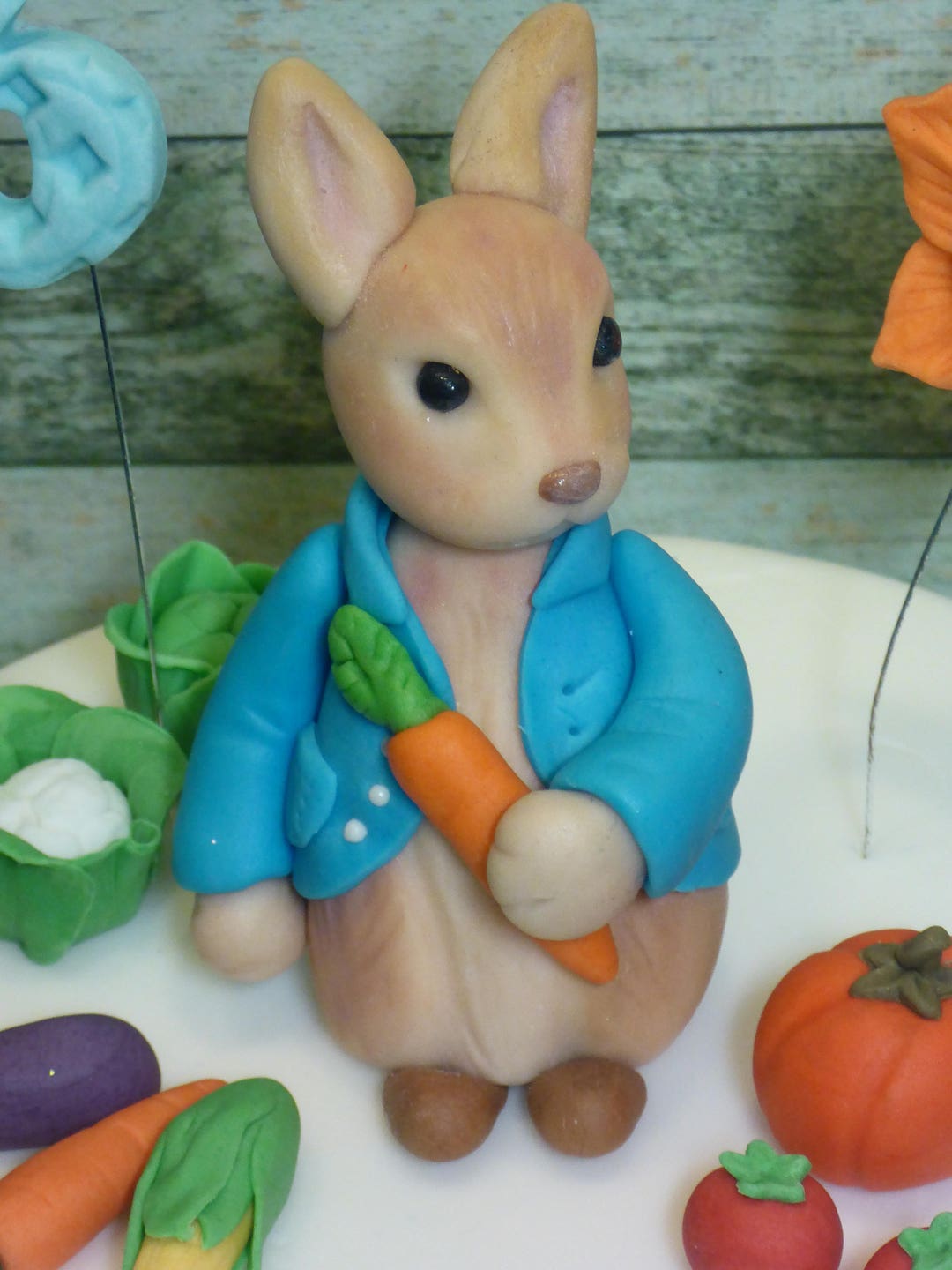 Edible Peter Rabbit Handmade Christening Baby Shower Birthday Age or ...