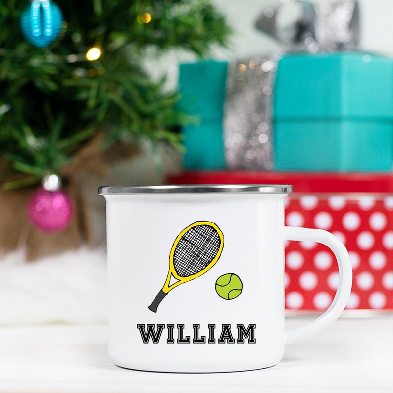 Personalized Tennis Mug Custom Boys Mugs Kids Hot - Etsy