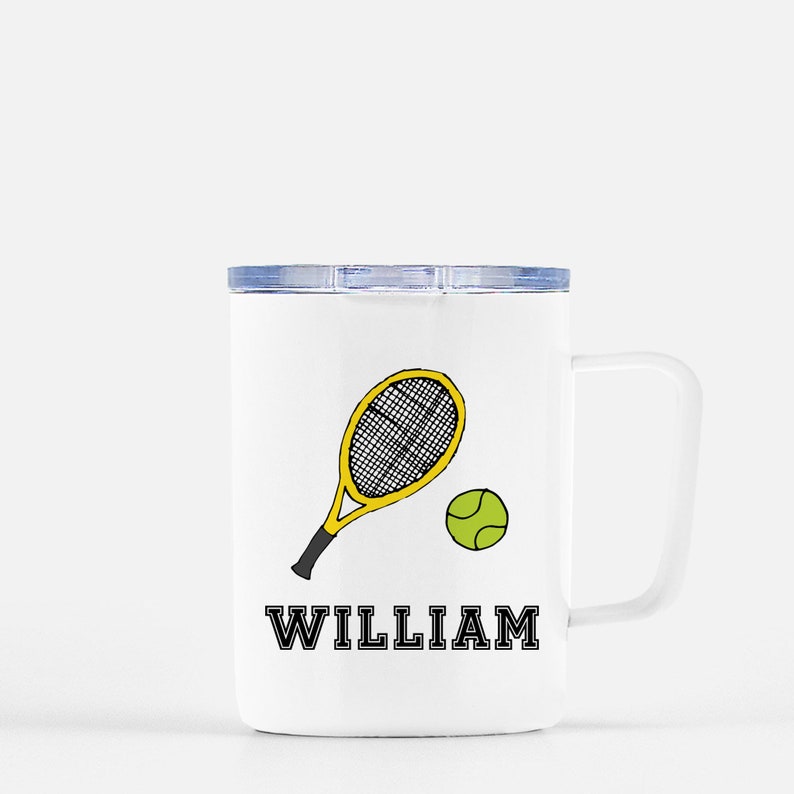 Personalized Tennis Mug Custom Boys Mugs Kids Hot - Etsy