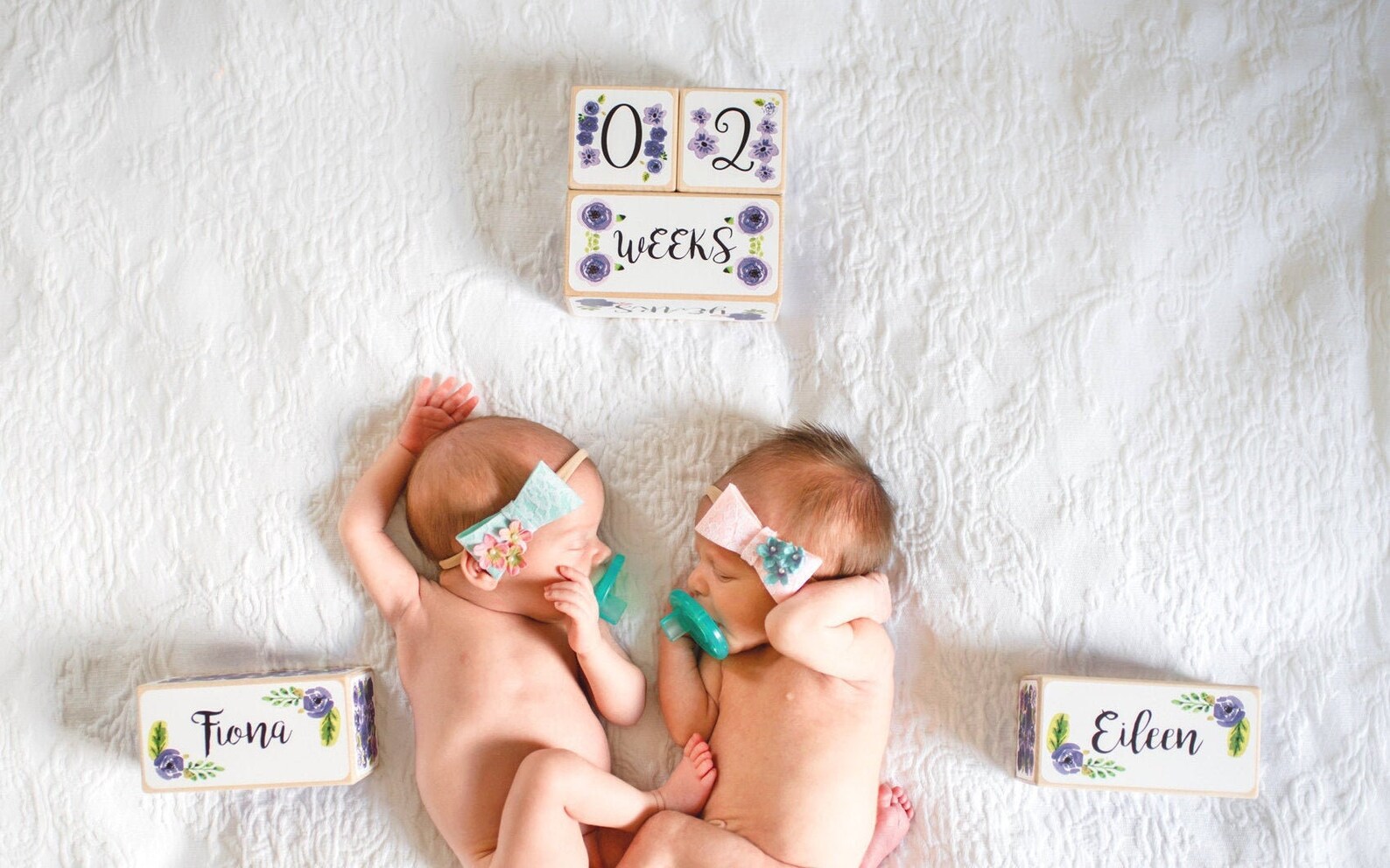 Baby Age Blocks Baby Milestone Blocks Purple Nursery Decor - Etsy