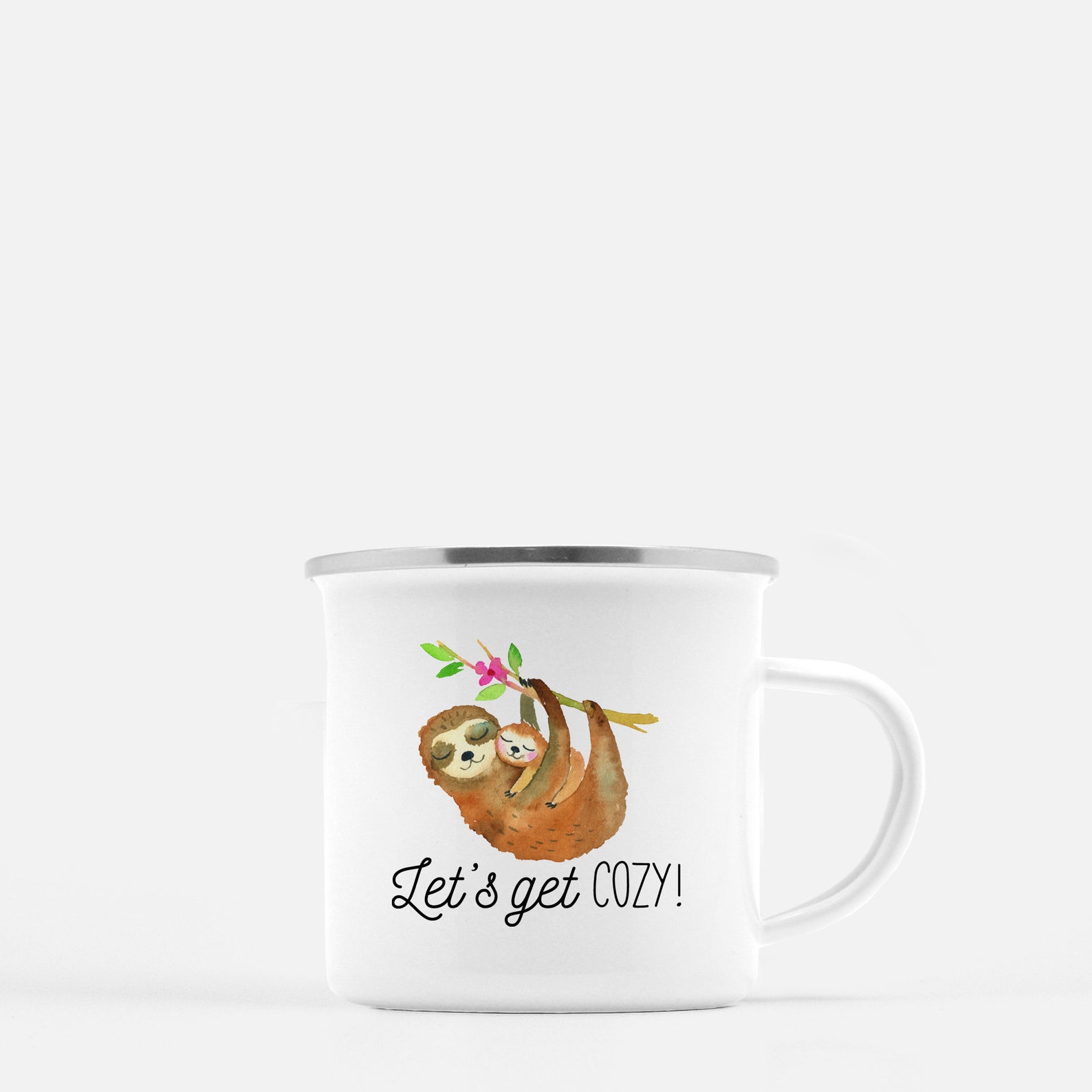 Cozy Sloth Fall Mug – Holiday Stocking Stuffer - Etsy