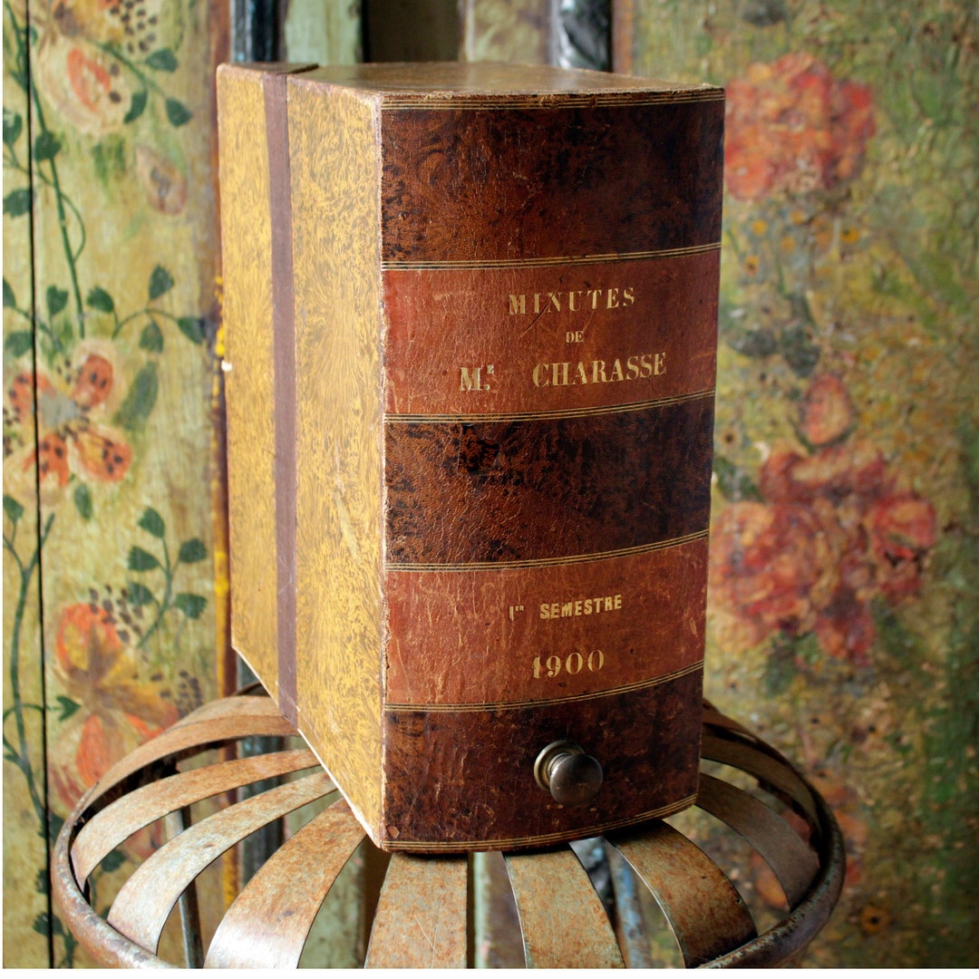 Fake Book Box File. 1900 Minutes De M CHARASSE - Etsy