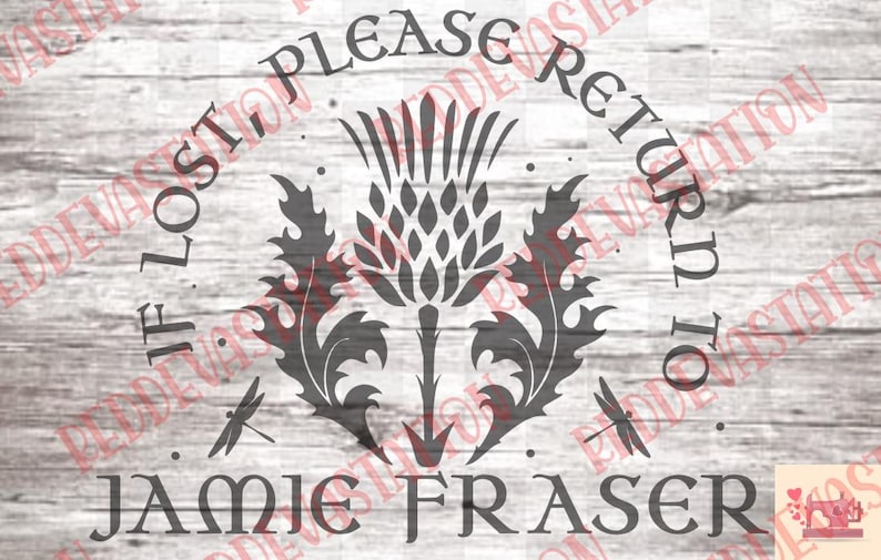 If Lost, Return to Jamie Fraser SVG - Etsy