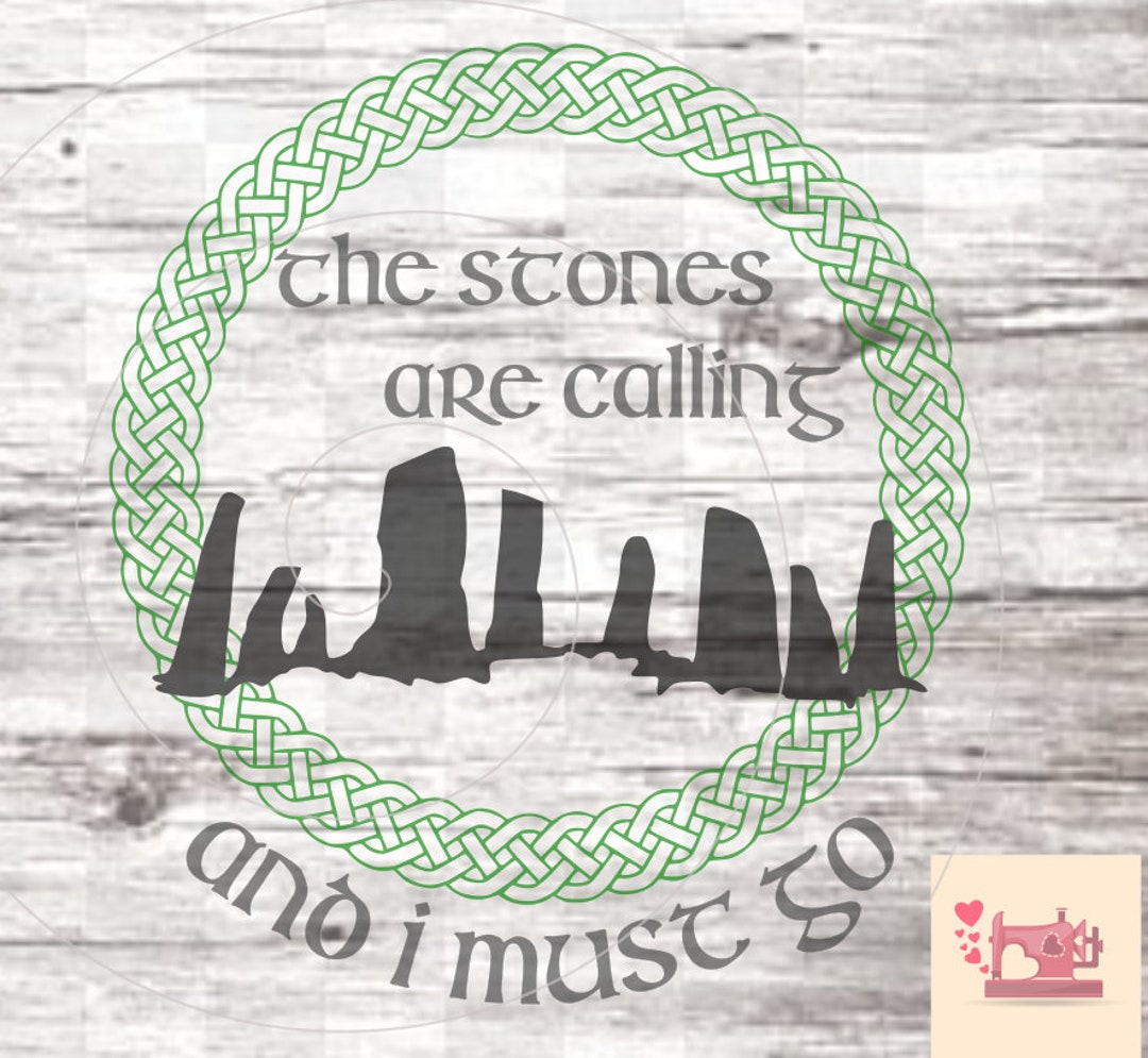Outlander the Stones Are Calling SVG - Etsy