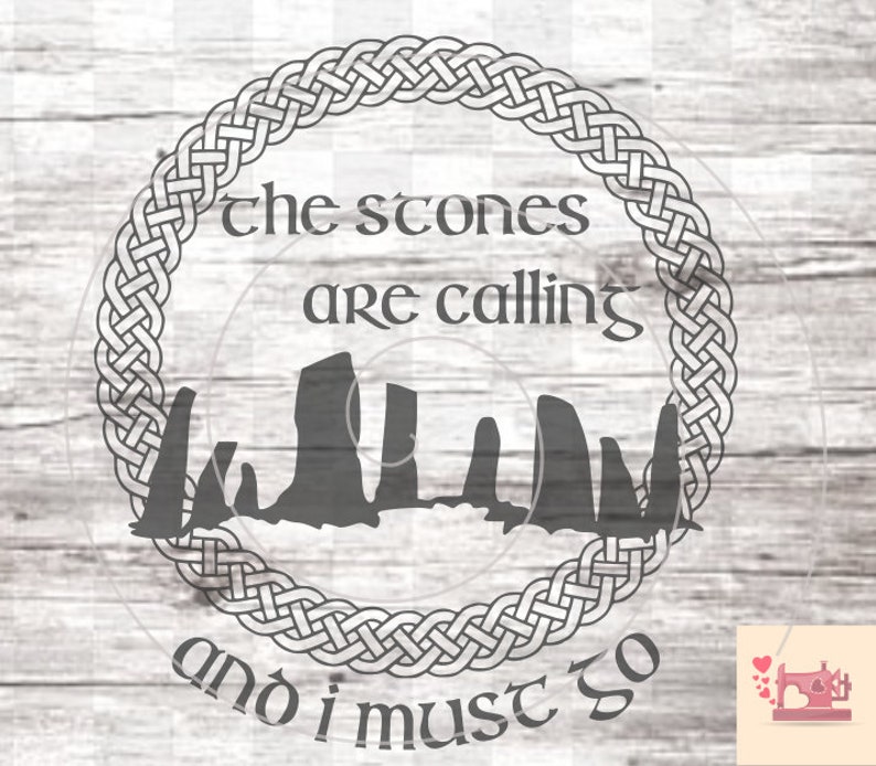 Outlander the Stones Are Calling SVG - Etsy