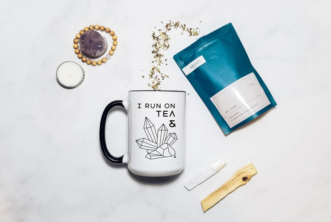 Crystals and Tea, Crystals Gift, Crystals Coffee Mug, Crystals Lover ...