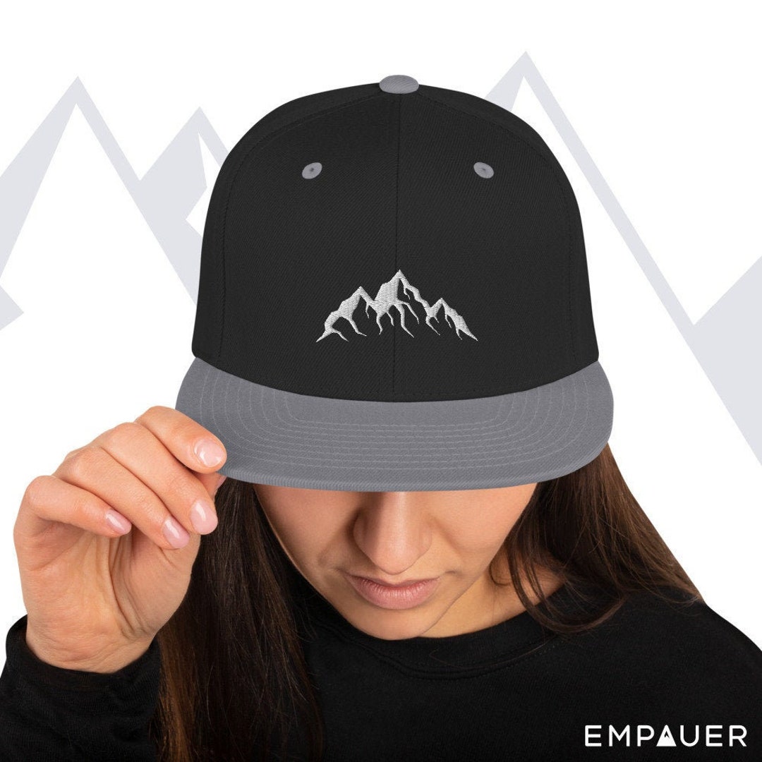 Mountains Classic Snapback, MOUNTAIN Baseball Hat, Embroidered Cap ...