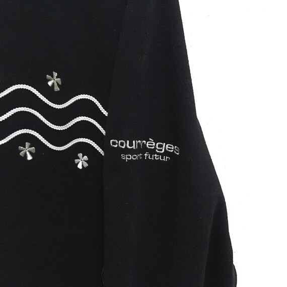 Vintage COURREGES Sport Futur Small Logo Embroidered … - Gem