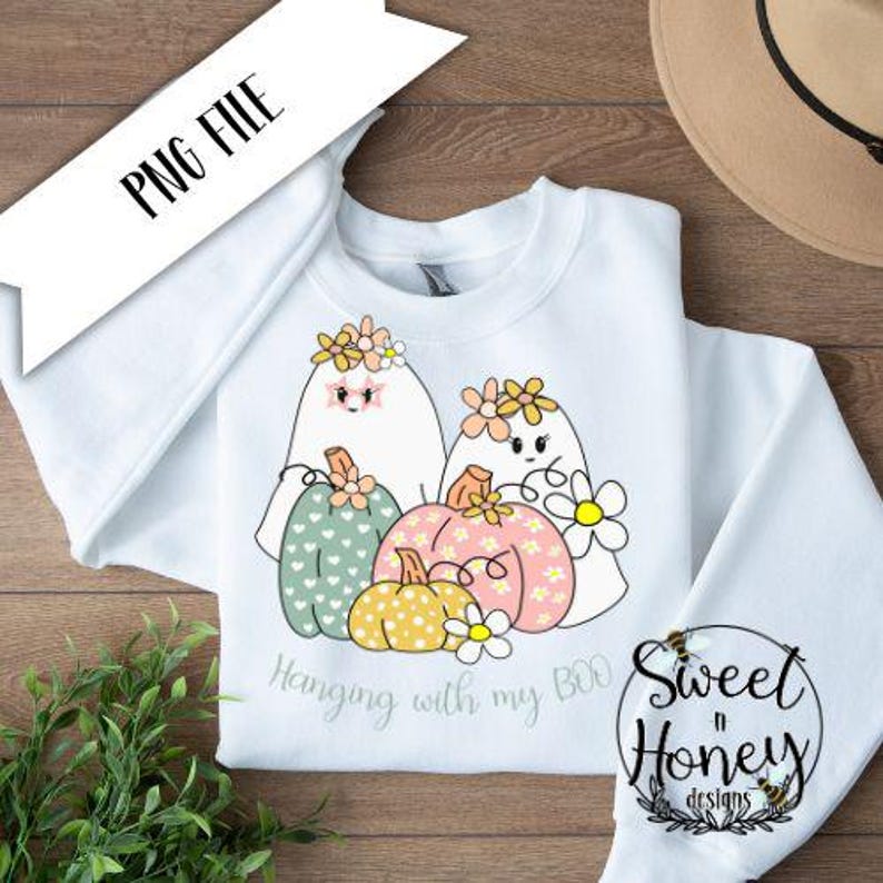 Hanging With My Boo PNG File - Etsy